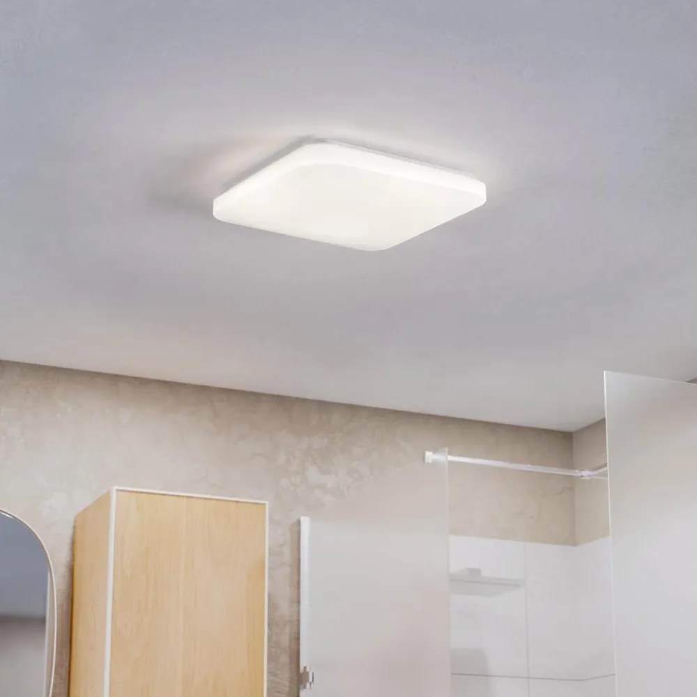 Eglo 902076 - LED Koupelnové stropní svítidlo FRANIA LED/18W/230V 33x33 cm IP44