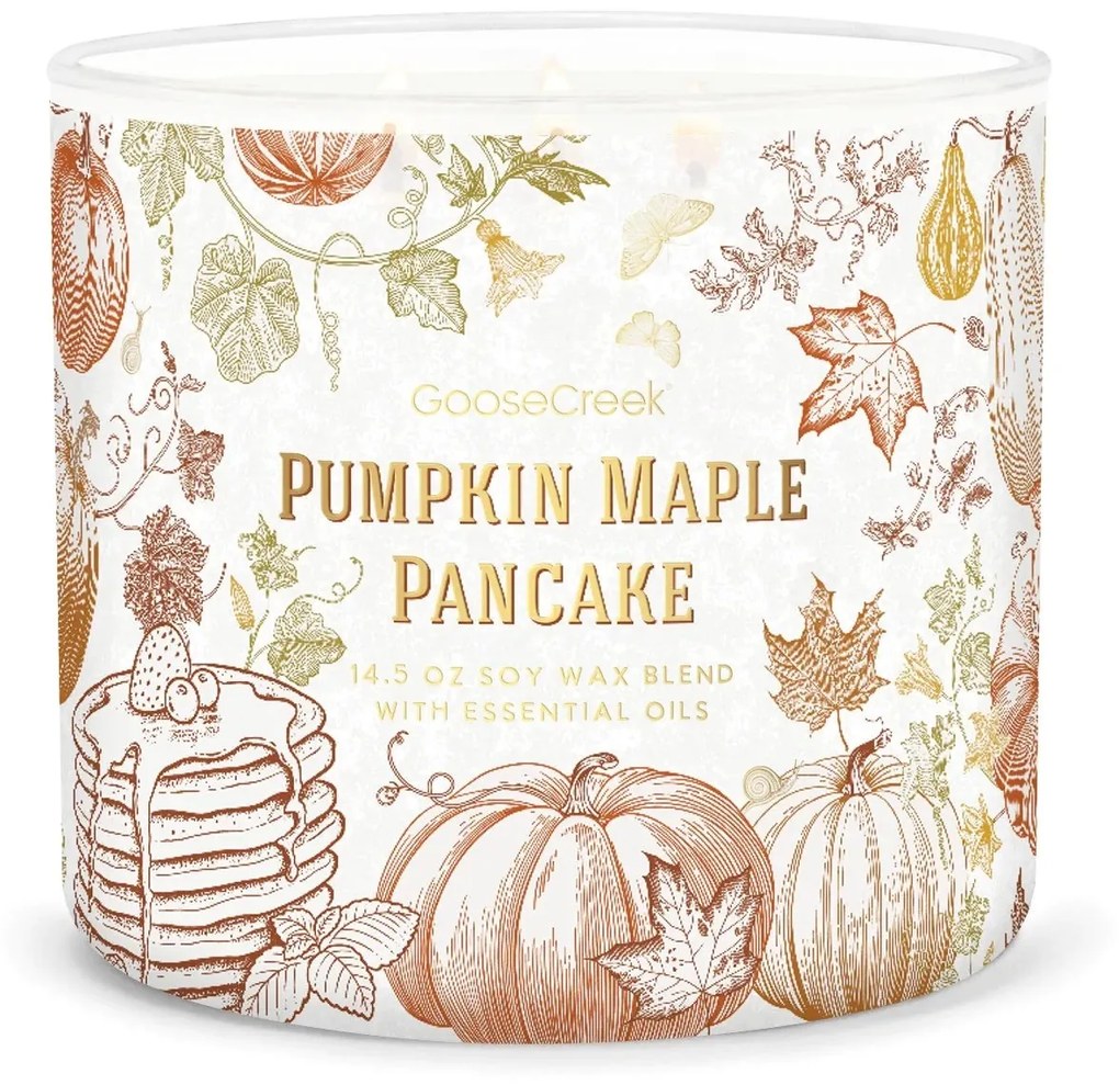 Goose Creek Candle svíčka Pumpkin Maple Pancake, 411 g