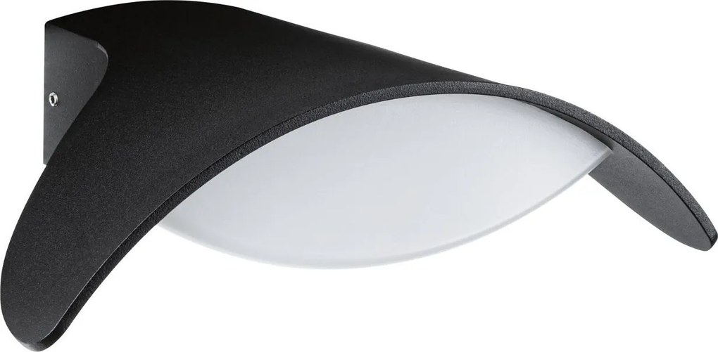 P 94765 LED venkovní nástěnné svítidlo Mesana IP44 240x165mm 3000K 12W 230V antracit hliník - PAULMANN