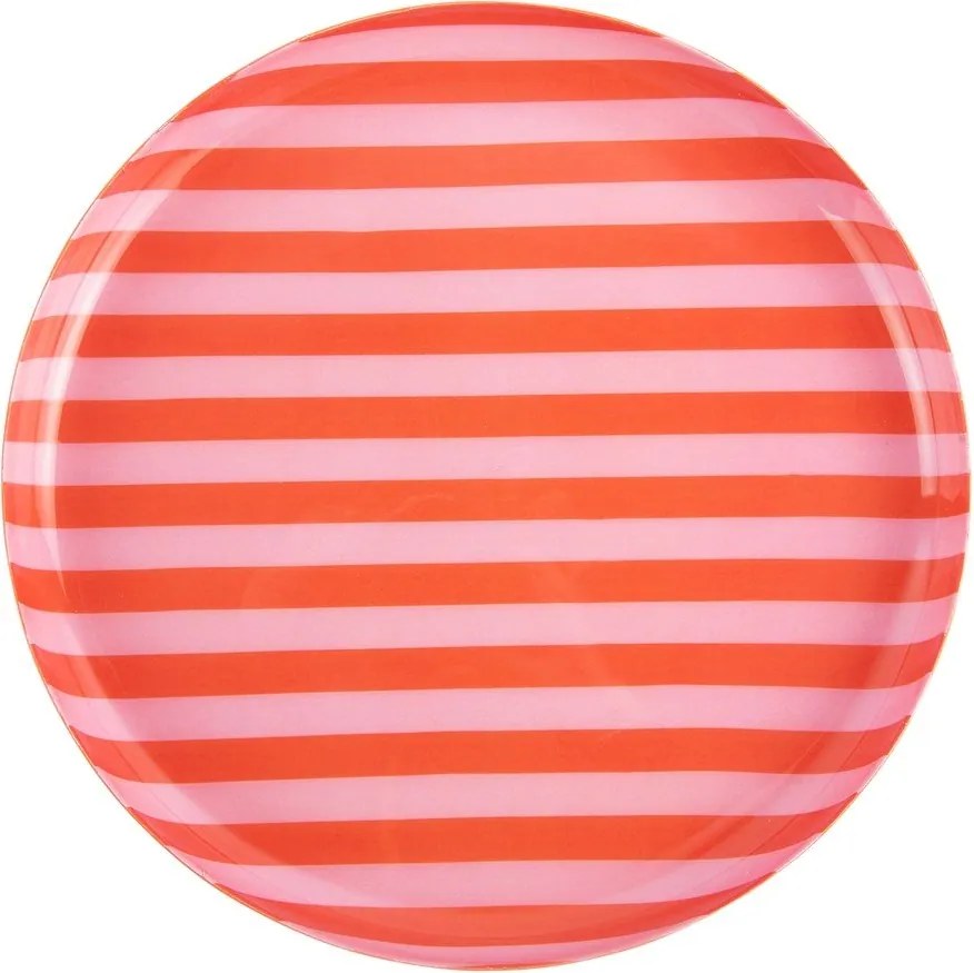 Oranžový/světle růžový železný talíř ø 22 cm Animado – PT LIVING