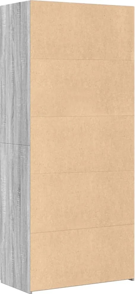 Skříň highboard šedá sonoma 80 x 42,5 x 185 cm kompozitní dřevo 3281439