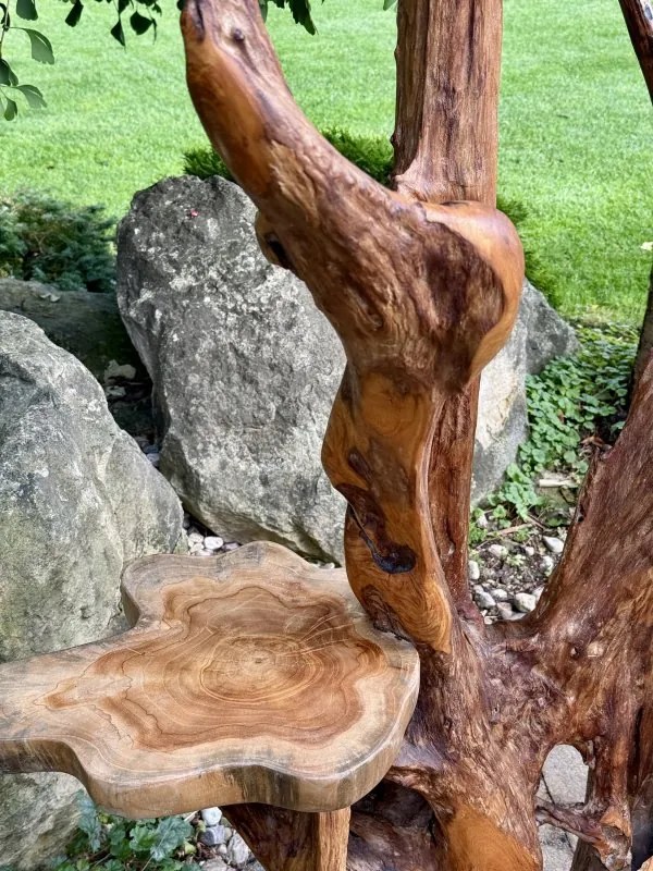 Škrabadlo pro kočky nebo stojan na květiny, Teak 209 cm 185 - 220 cm