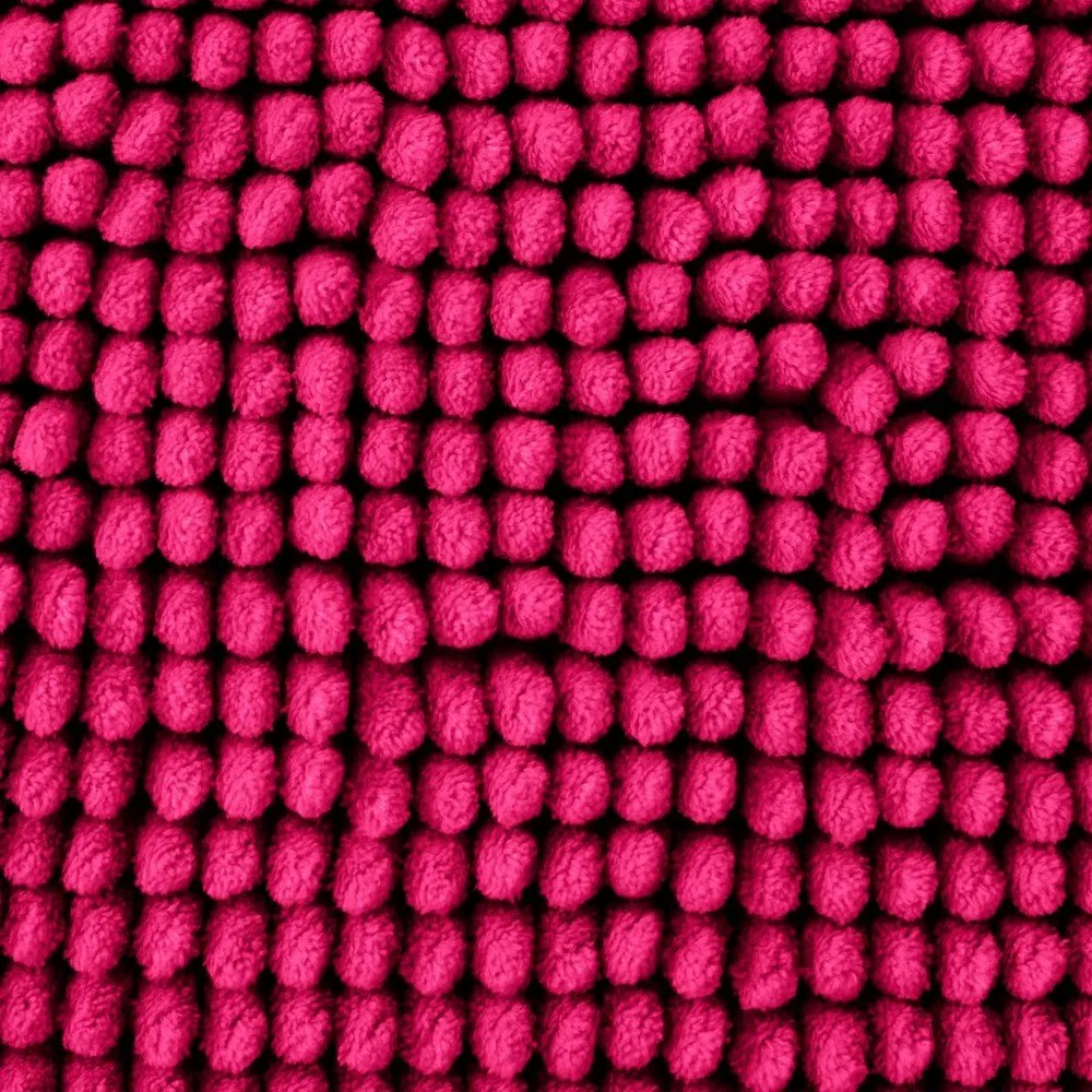 Tmavě růžová koupelnová předložka 50x80 cm Bobble – Catherine Lansfield