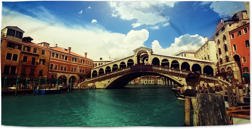 Sablio Ručník Ponte di Rialto - 70x140 cm