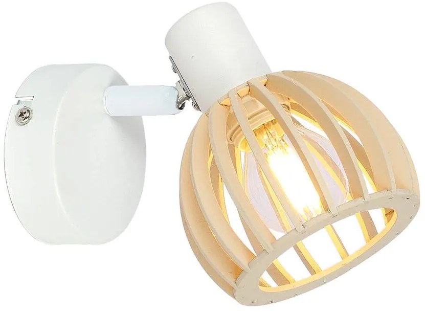 Bílé stropnínástěnné svítidlo Attari pro žárovku E14  - Candellux