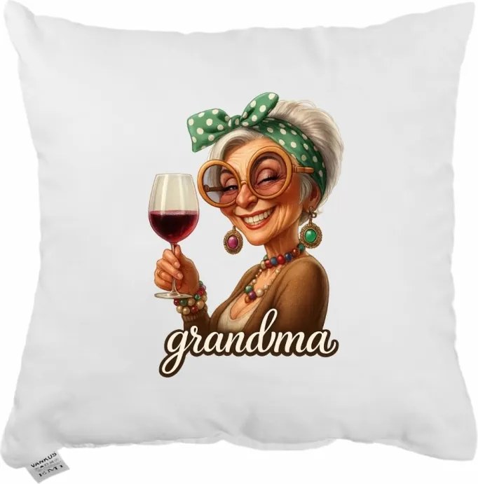 Dekorativní polštář Grandma 40x40 cm EMI