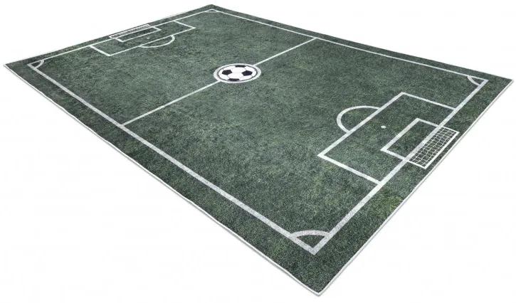 Dywany Łuszczów Dětský kusový koberec Bambino 2138 Football green Rozměry koberců: 140x190
