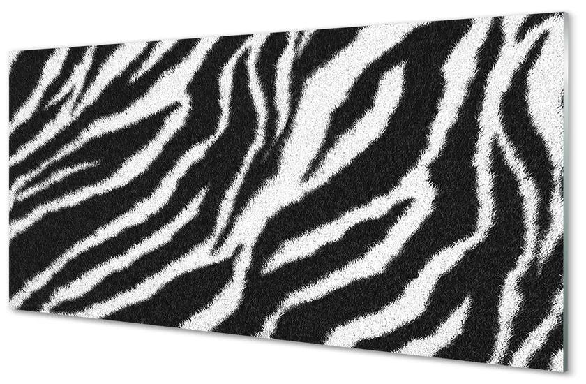 akrylový obraz zebra fur 140x70 cm