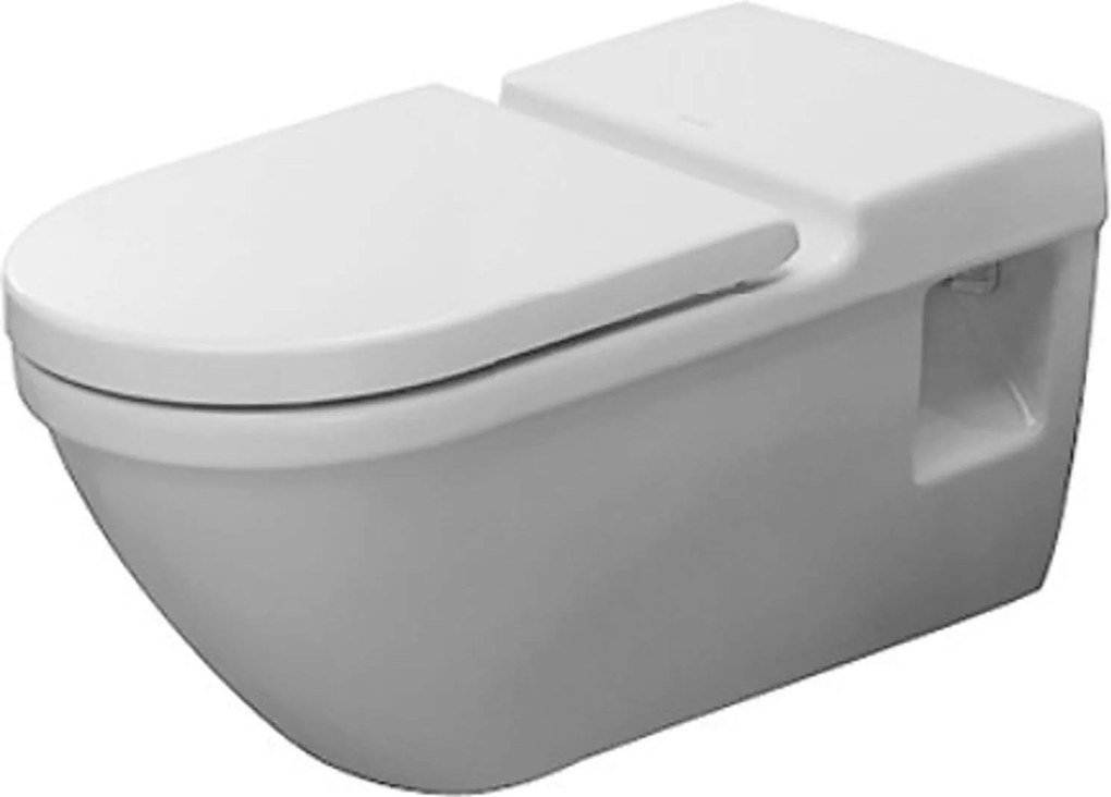 Duravit Starck 3 - Závěsné WC, bezbariérové, bílá 2203090000