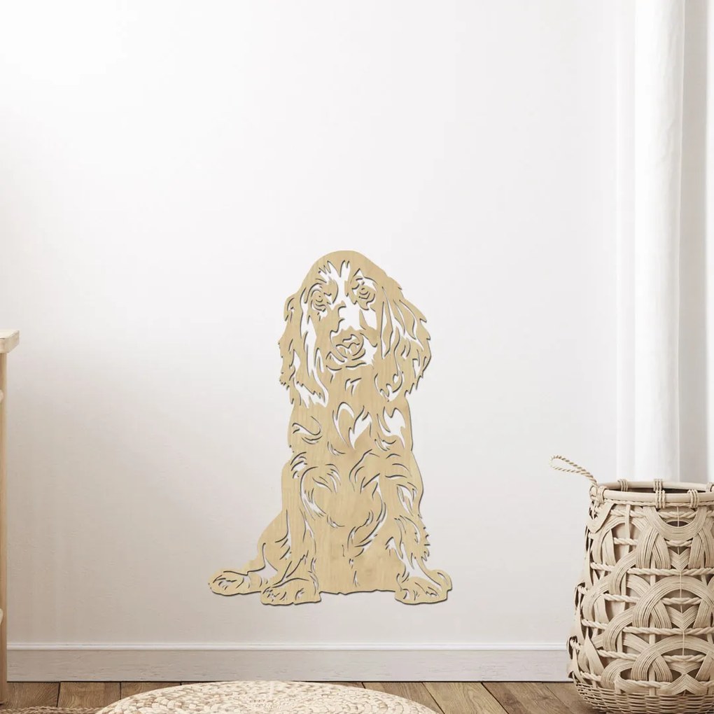 dřevo života Dřevěná dekorace Kokršpaněl Zvolte rozměr (cm): 20x30, Zvolte barvu dekoru: Wenge