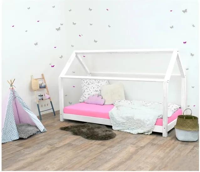 Bílá dětská postel bez bočnic ze smrkového dřeva Benlemi Tery, 70 x 160 cm