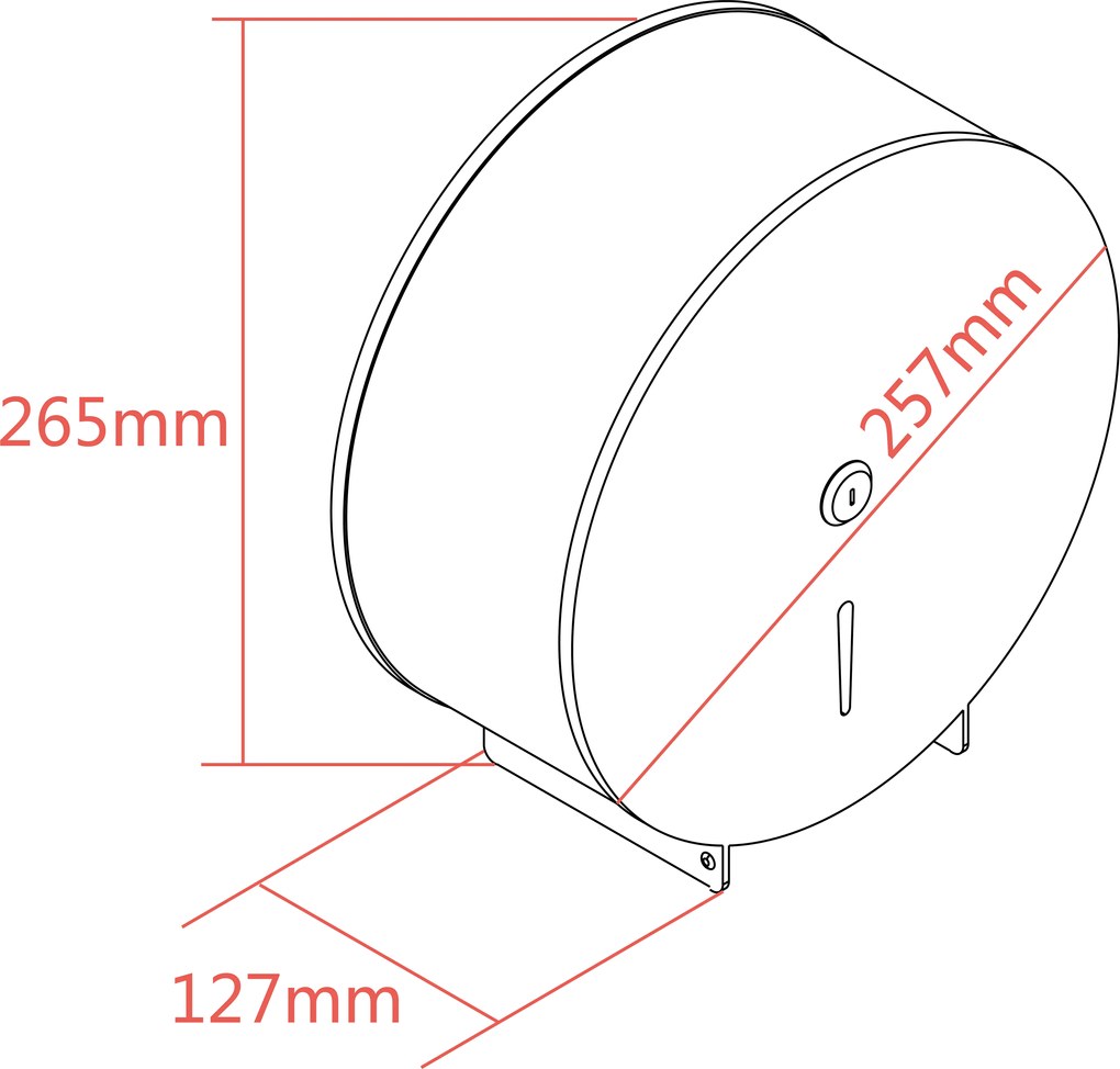Novaservis - Zásobník na kotouče toaletního papíru nerez, 69088,4