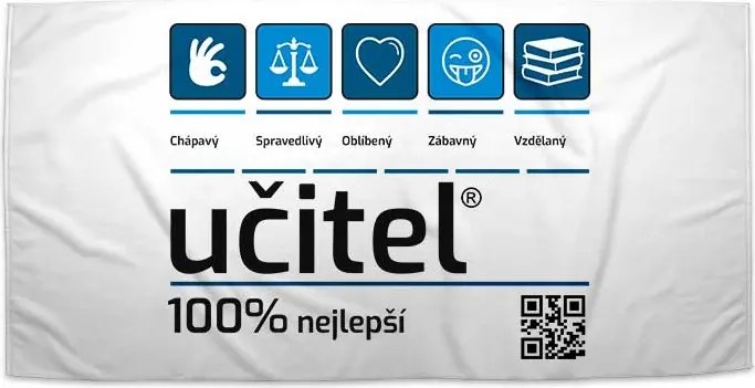 Sablio Ručník Učitel - 70x140 cm