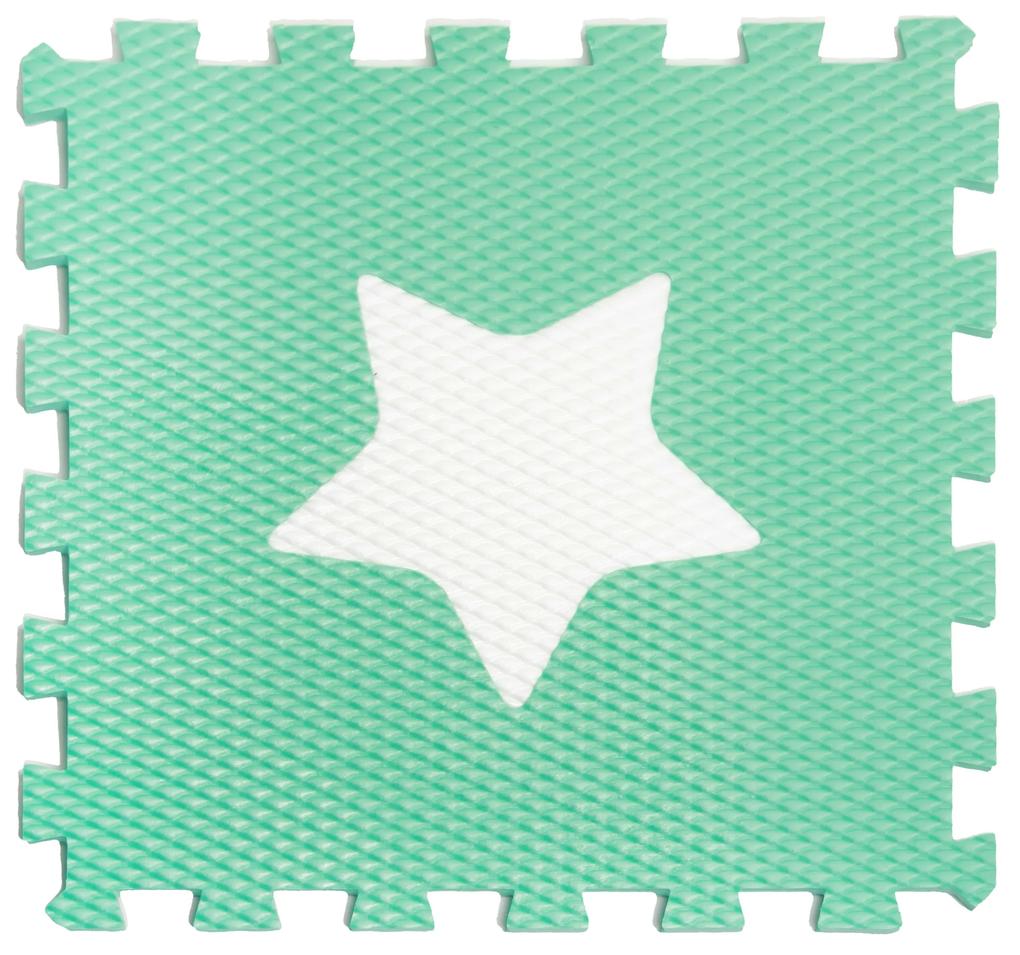 VYLEN Minideckfloor s hvězdičkou Barevná kombinace: Bílý se světle šedou hvězdičkou