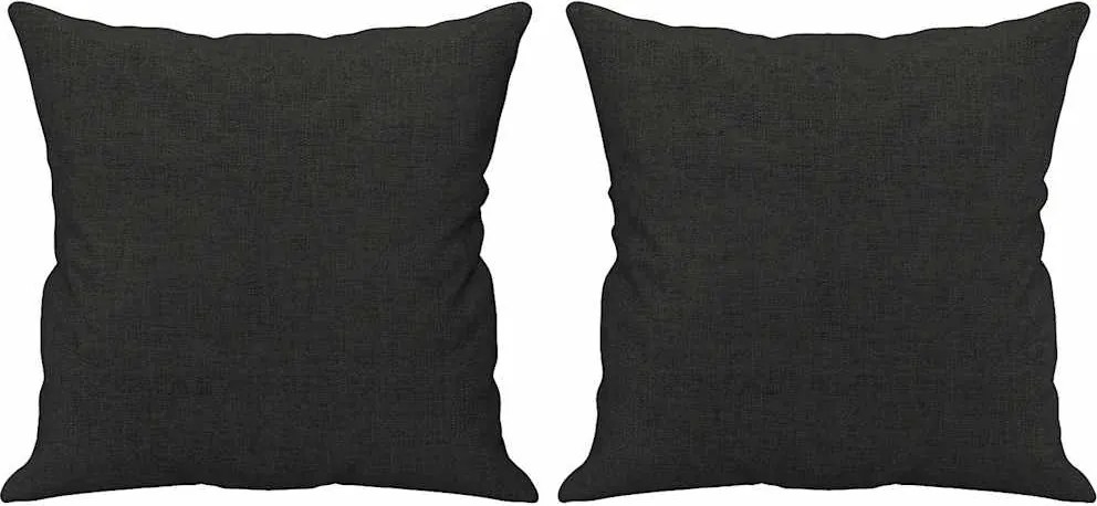 3místná pohovka s polštáři černá 180 cm textil 3200921
