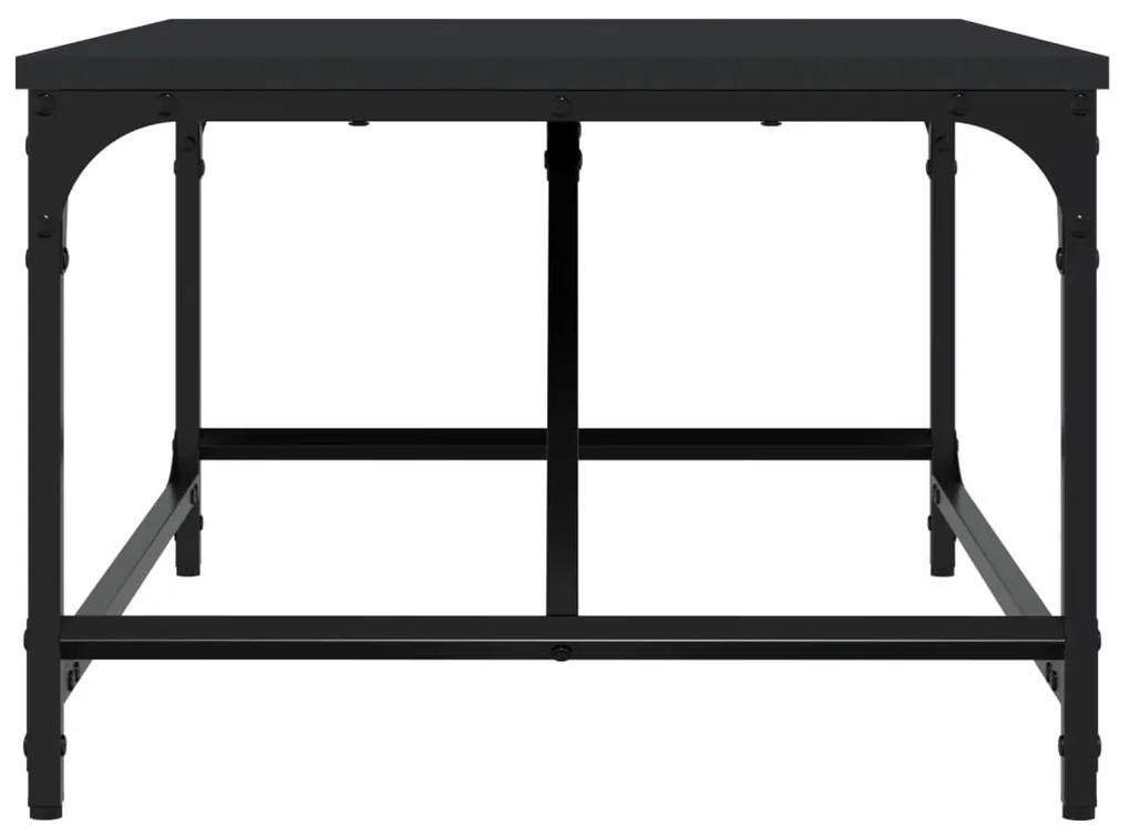 Konferenční stolek černý 75 x 50 x 35 cm kompozitní dřevo - Default Title