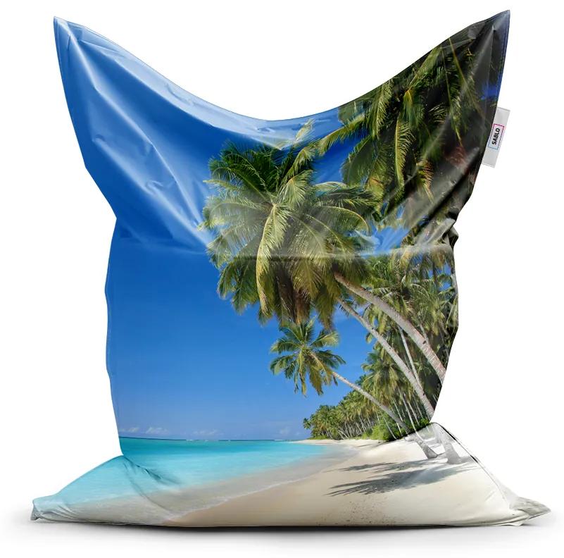 Sedací vak SABLIO - Palmová pláž 200x140 cm