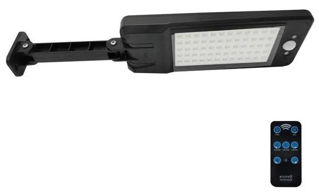 Polux | LED Stmívatelný solární reflektor se senzorem LED/7W/7,4V + dálkové ovládání | SA1604