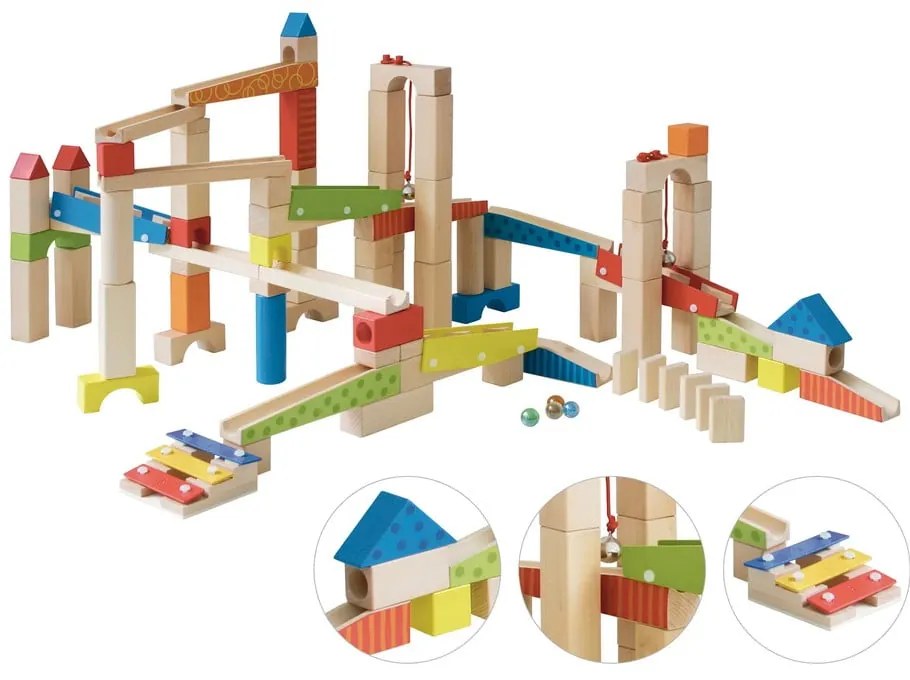Dřevěná kuličková dráha Marble Run – Roba