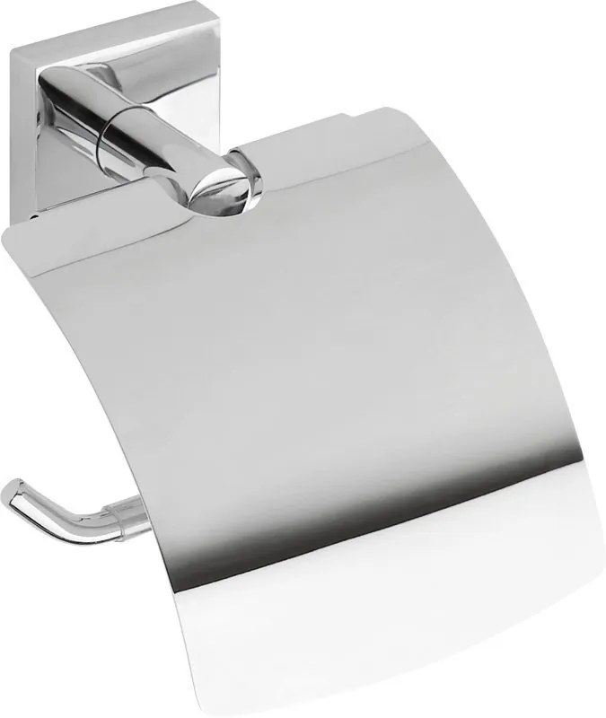 Sapho X-SQUARE držák toaletního papíru s krytem, chrom - XQ700