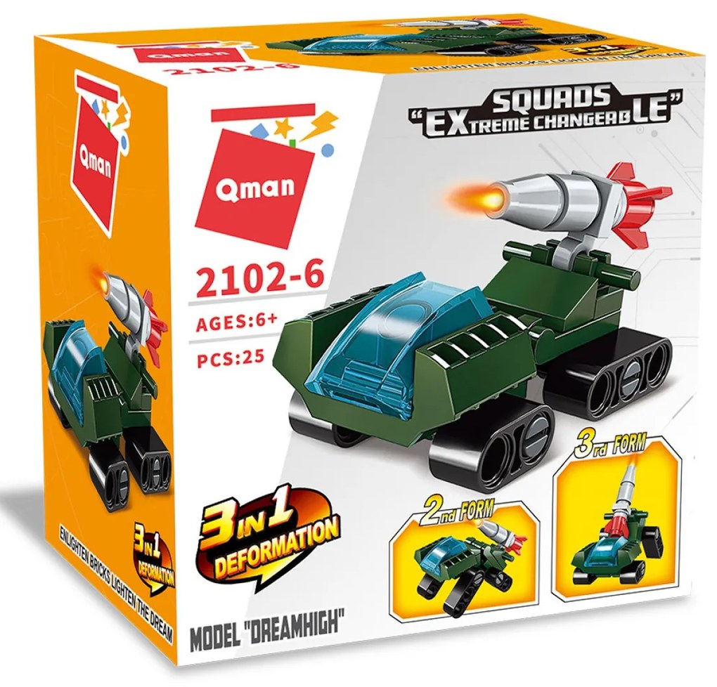 Qman Squros Extreme Changeable 2102-6 Model Dreamhigh 3v1