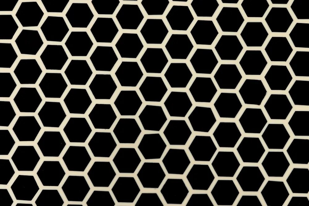 Designový konferenční stolek Xinavane 60 cm černo-bílý