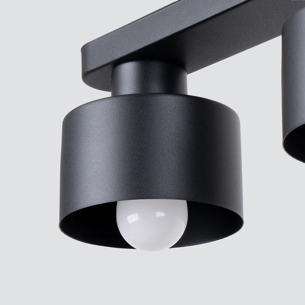 Sollux Lighting Stropní svítidlo SAVAR 2 Černá