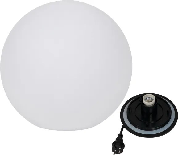 Kanlux 45933 - Venkovní lampa STONO 1xE27/20W/230V pr. 50 cm IP65 bílá