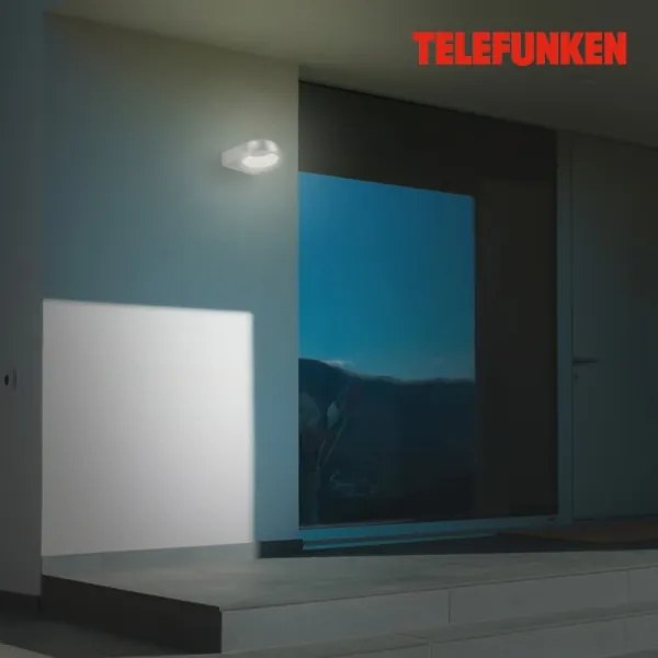 Telefunken 320204TF - LED Ven. nástěnné svítidlo LED/6,5W/230V IP44 matný chrom