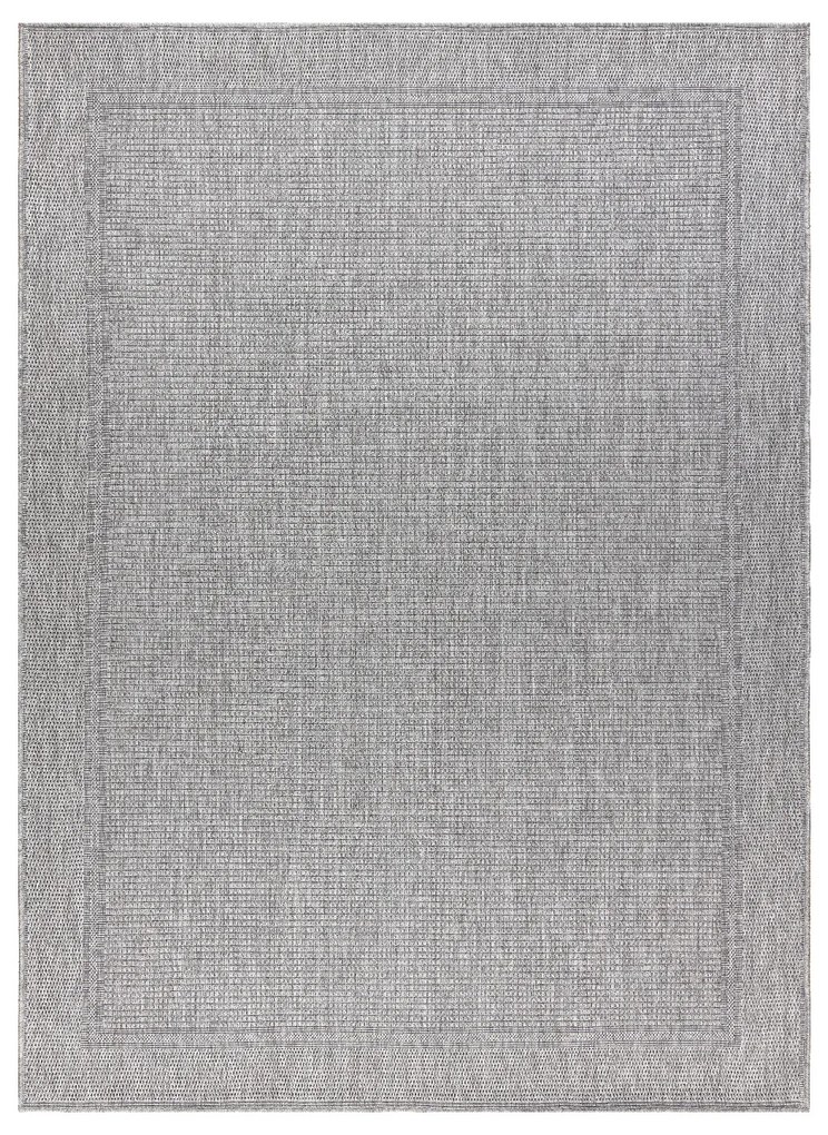 Dywany Łuszczów Kusový koberec Timo 5979 Light grey – na ven i na doma - 140x190 cm