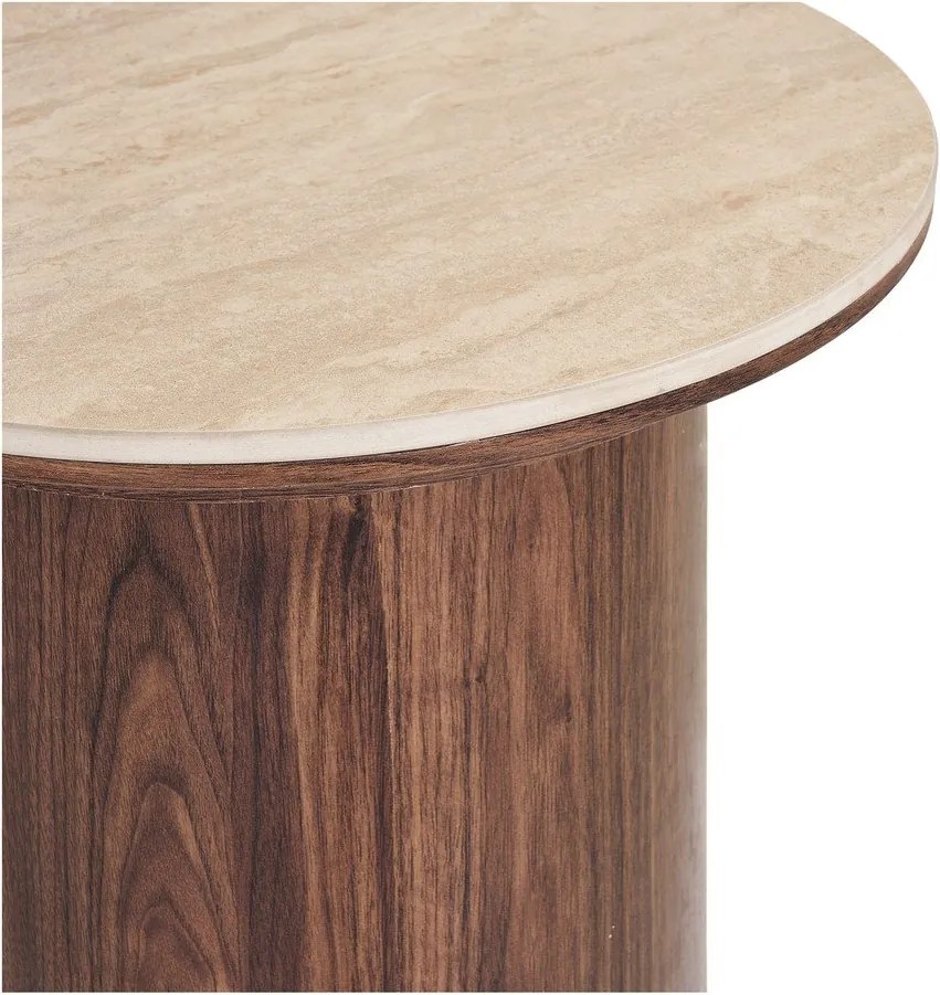 Kulatý odkládací stolek s keramickou deskou ø 45 cm Delphi – House Nordic