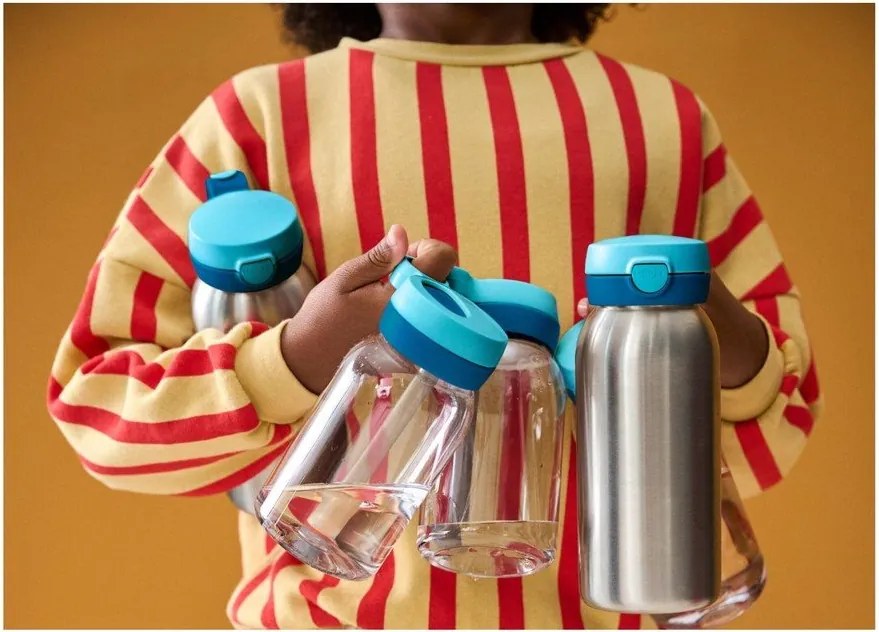 Růžová plastová dětská lahev 600 ml Campus – Mepal