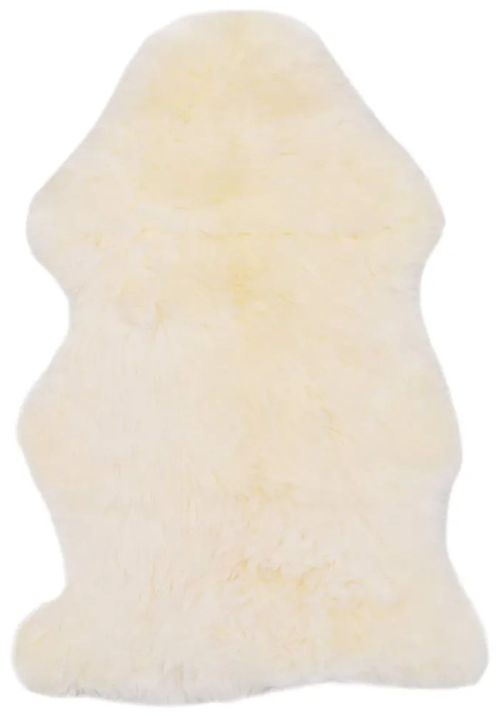 283875 vidaXL Koberec z ovčí kůže 60 x 90 cm bílý