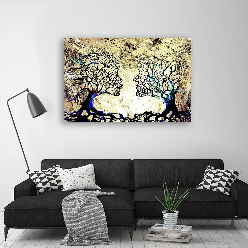 Gario Obraz na plátně Zamilované stromy Rozměry: 60 x 40 cm