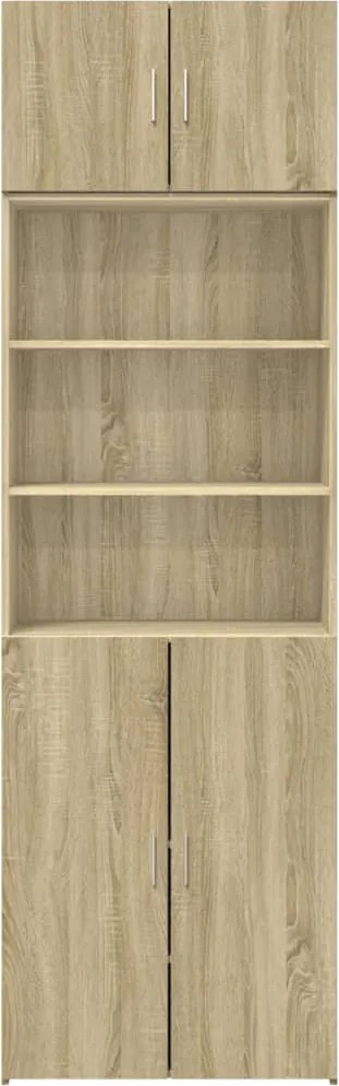 Úzká úložná dub sonoma 70x42,5x225 cm kompozitní dřevo 3281317