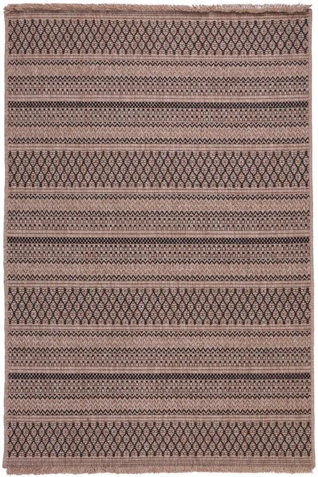 Koberec Indiana 08656A JUTE / BLACK