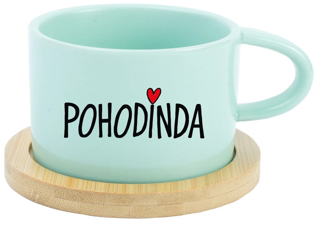 POHODINDA - mint hrníček makronka 200 ml