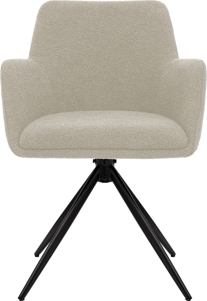 Jídelní židle Olema látka Teddy – taupe