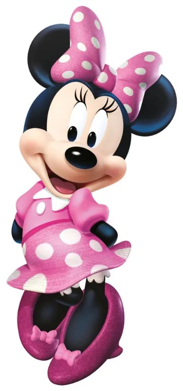 Samolepka na zeď s Disney motivem MYŠKA MINNIE