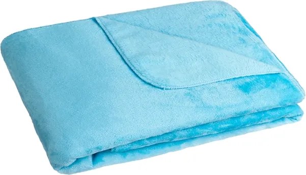 Bellatex Přikrývka Korall micro 100x150 cm Modrá