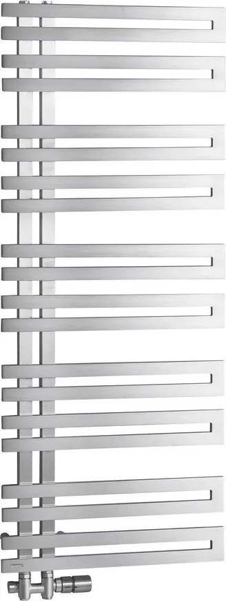 Sapho Volga otopné těleso 500 x 1238 mm broušená nerez NR512