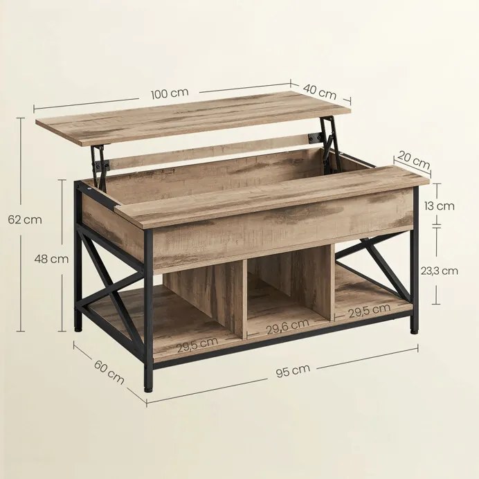 Autronic Konferenční stolek AKF-E1250 Odstín: Dub