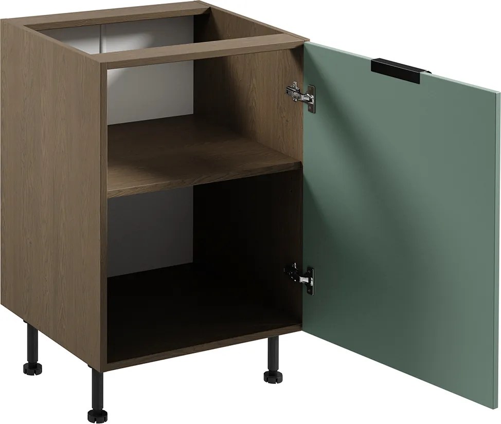 SORENTO bg | dolní skříňka D60 s dvířky | 60 cm | PRAVÁ | baltic/zelená