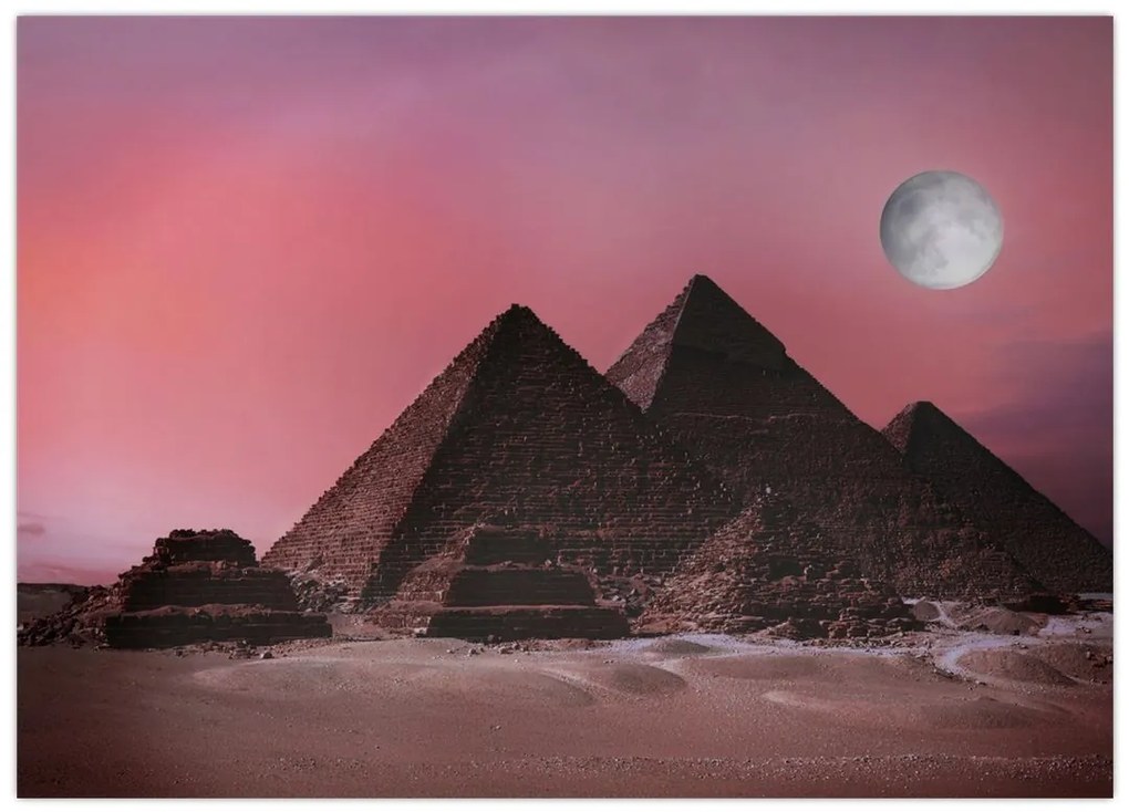 Obraz - Pyramidy Giza, Egypt (70x50 cm)