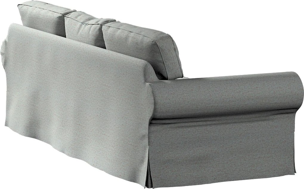 Potah na pohovku IKEA  Ektorp 3-místná, rozkládací STARÝ MODEL PIXBO barva modrá látka pletený vzor