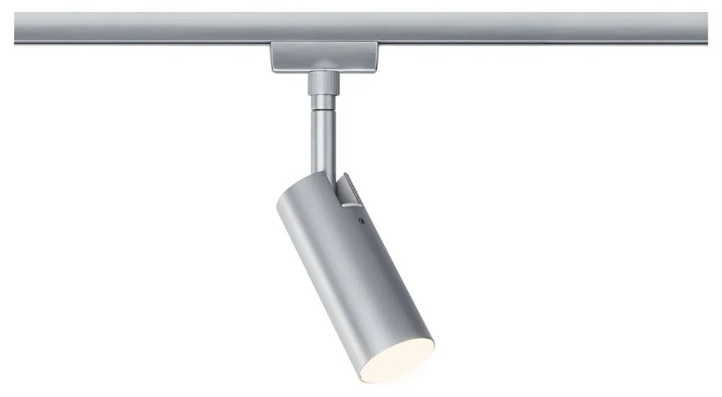 P 95590 URail LED lištový spot 3-krokové-stmívatelné Tubo spot 4W 3000K stmívatelné 230V matný chrom - PAULMANN