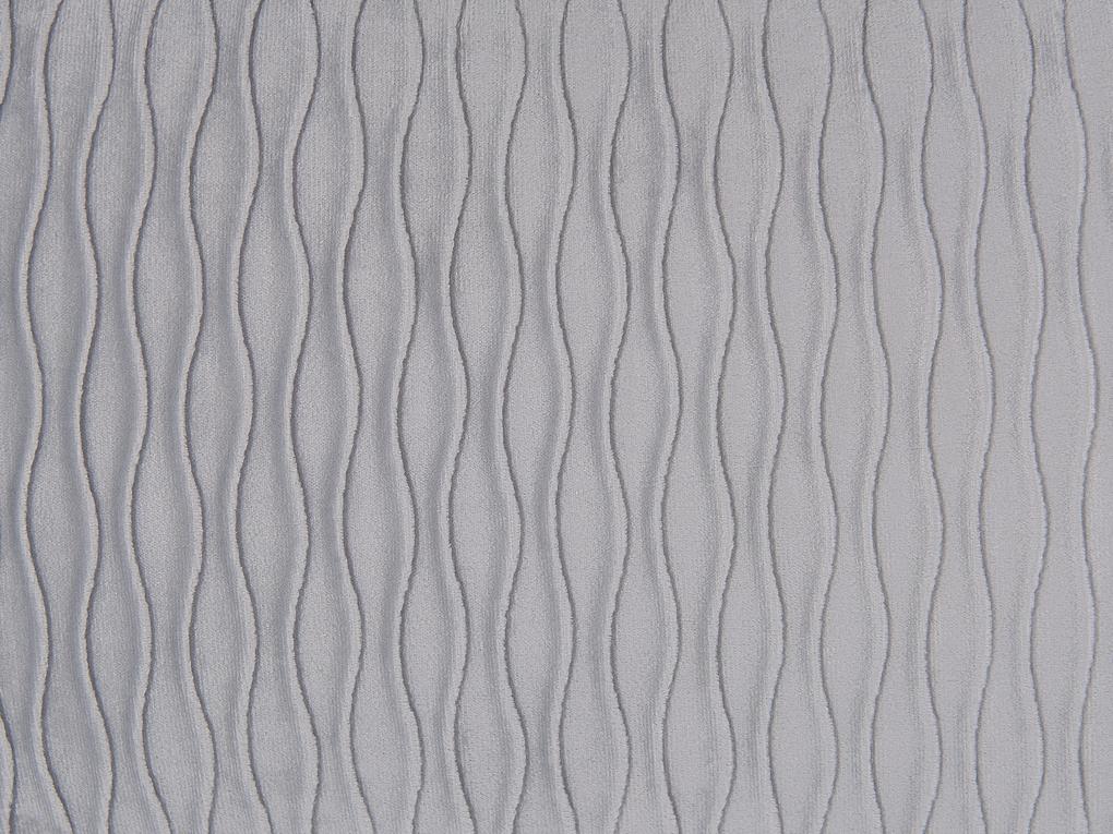Sada 2 vzorovaných polštářů 30 x 50 cm šedá MOTARI Beliani