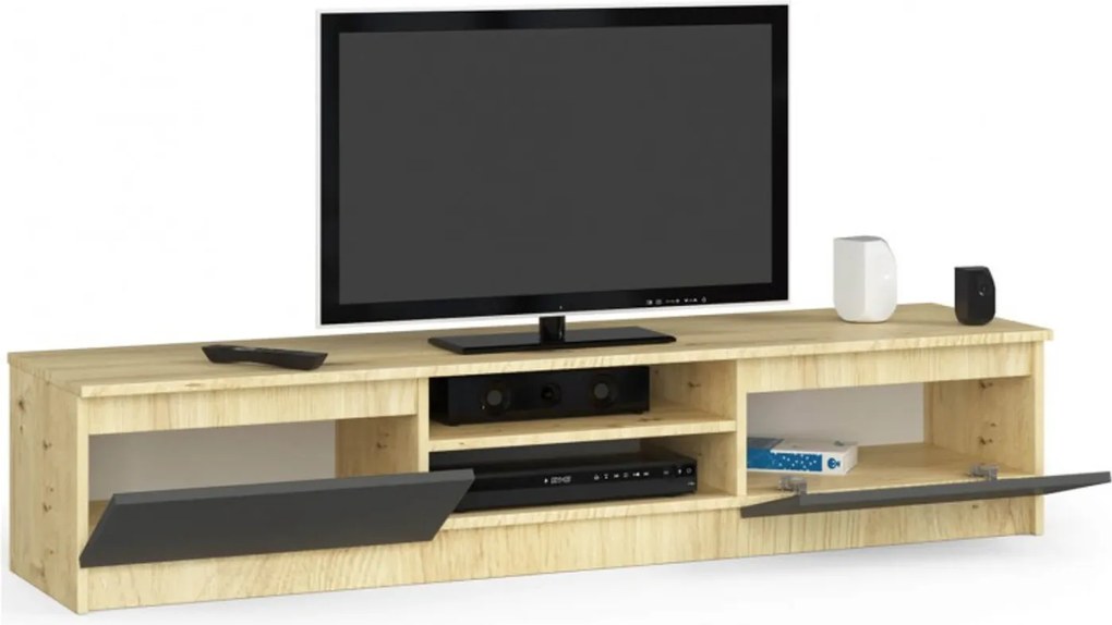 TV stolek RTV 160 artisan oak/šedý grafit