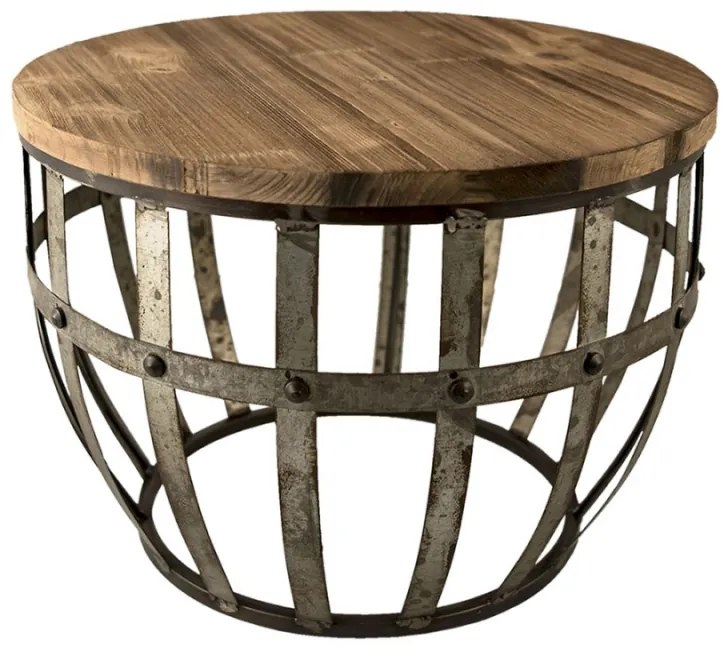 Kovový odkládací stolek – 45x28x45 cm
