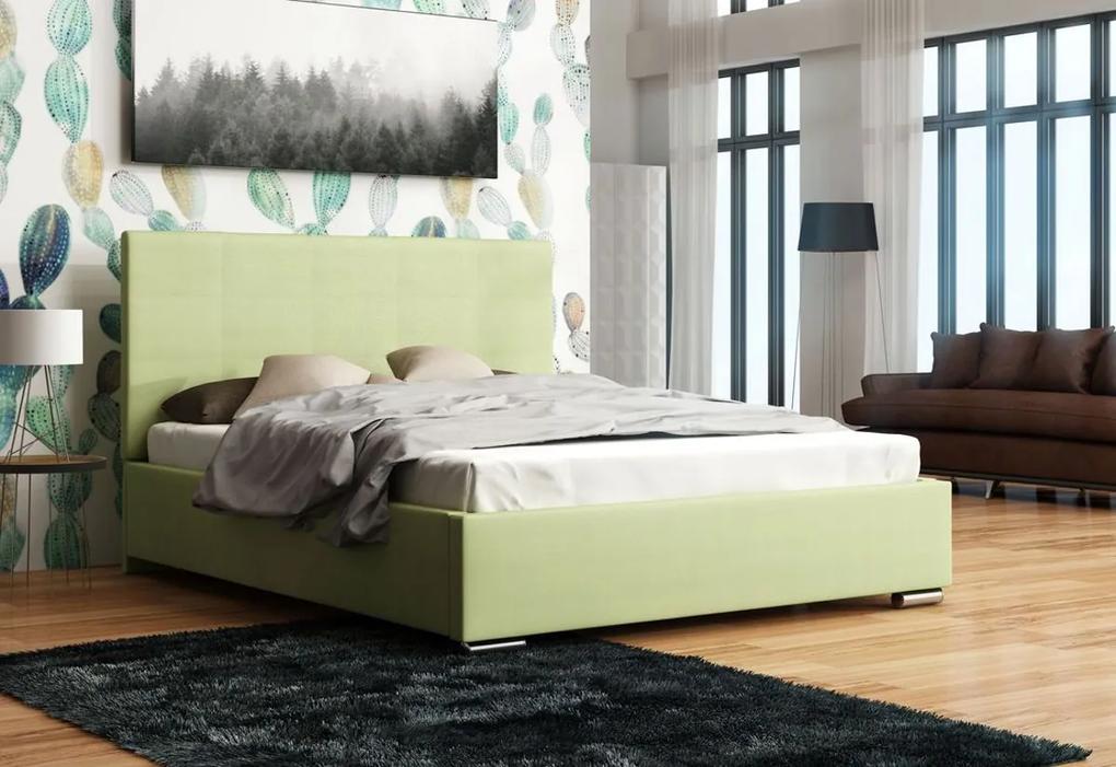 Čalouněná postel NASTY 4 + rošt + matrace, Sofie21, 180x200